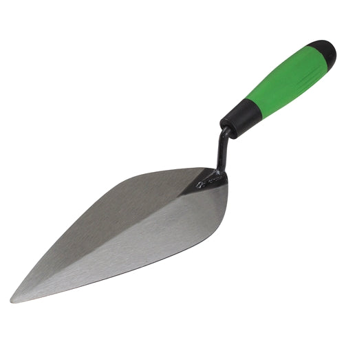 KRHC139PF 10" Hi-Craft Narrow Pattern Brick Trowel w/Green Soft Grip H ...